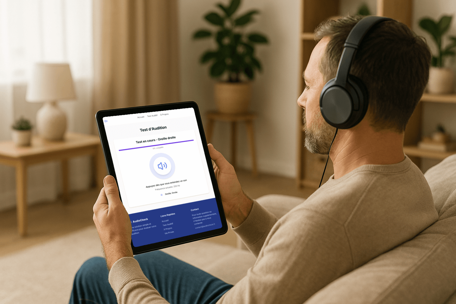 Test auditif gratuit en ligne | Diagnostic immédiat de votre audition